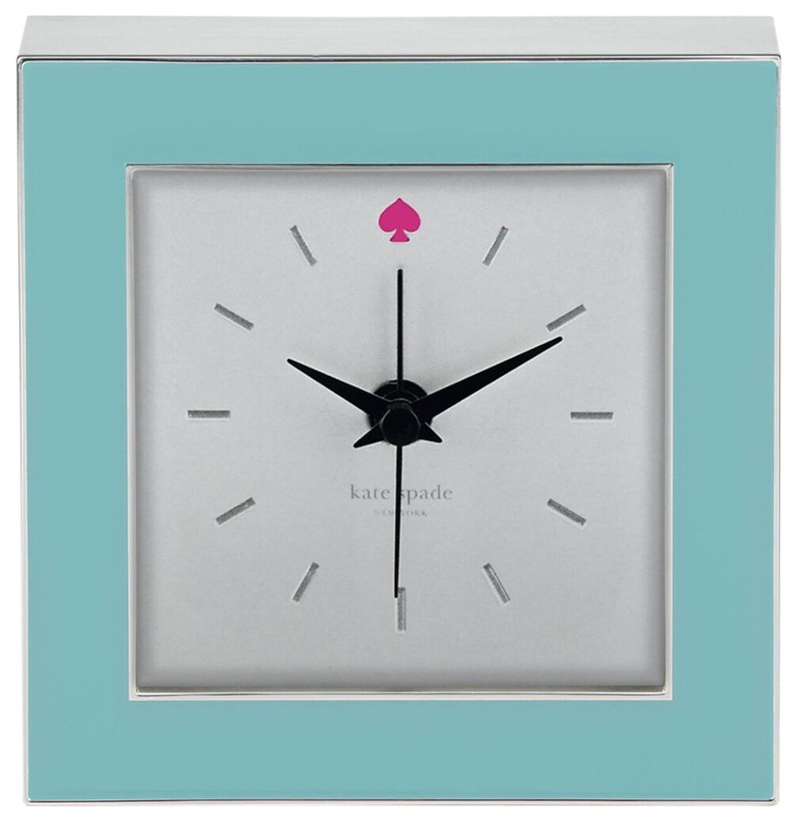 kate spade new york Cross Pointe Turquoise Clock - Contemporary - Wall ...