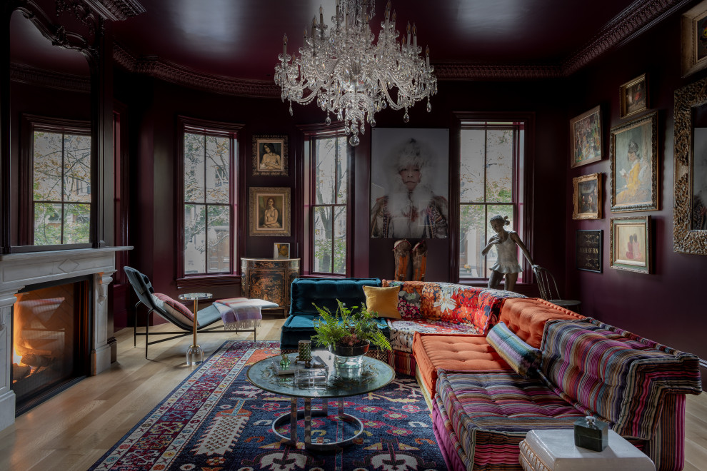 Eclectic South End Brownstone - Eclectic - Living Room - Boston - by ...