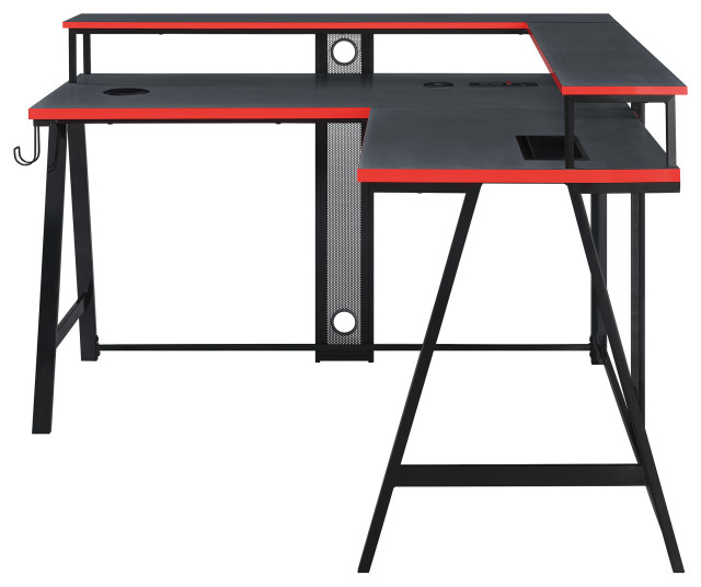 Disruptor L-Shape Gaming Desk - Modern - Game Tables - by Office Star ...