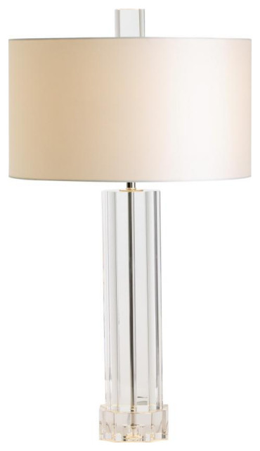 Fluted Crystal Column Table Lamp - Contemporary - Table Lamps - by ...