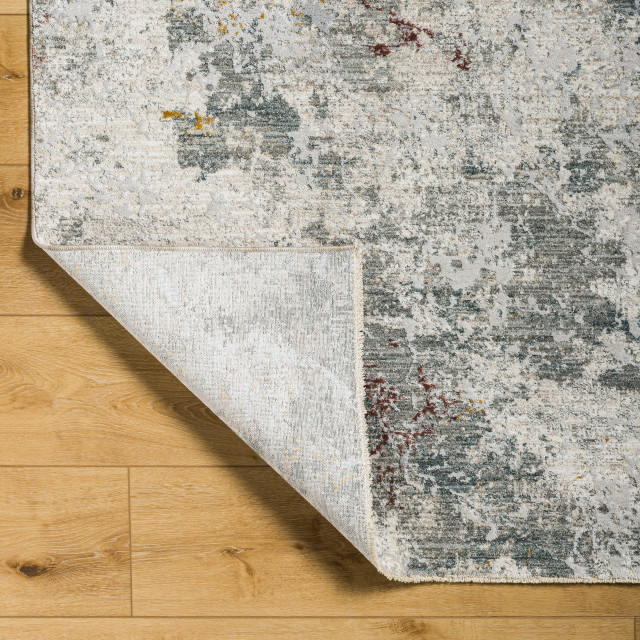 Surya Dresden DRE-2316 Machine Woven Area Rug, 5'3" x 5'3 ...