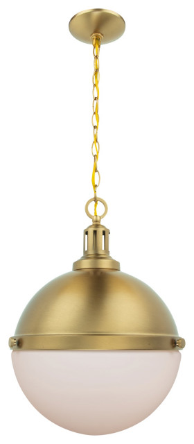 Luxury Modern Farmhouse Pendant, Brushed Gold, ULB2003 - Farmhouse ...