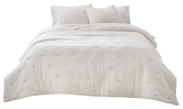 Splendid Lily 3 Piece Quilt Set, Twin - Traditional - Quilts And Quilt ...