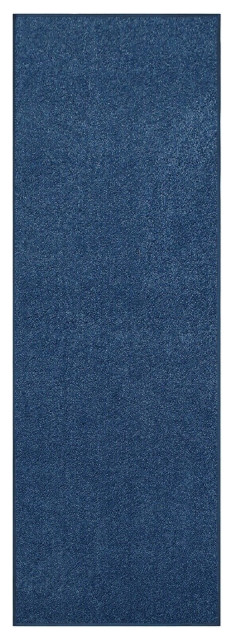 Furnish My Place Royal Blue Solid Color Rug Made In Usa, 3' x 16 ...