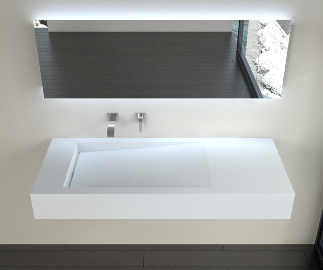 Badeloft Stone Resin Wall-mounted Sink - Modern - Bathroom Sinks - by ...