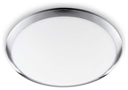 Zaneen Ring Flush Mount in Chrome - Contemporary - Flush-mount Ceiling ...