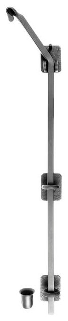 Cane Bolt, Square Design, 18" - Door Locks - by Buildcom | Houzz