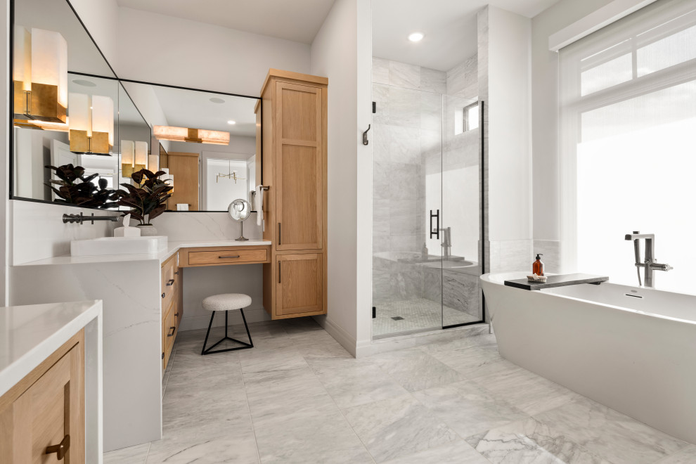Modern Tudor Rambler - Transitional - Bathroom - Minneapolis - by Swanson Homes | Houzz