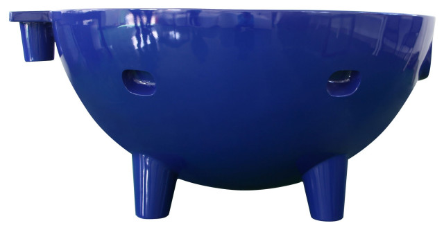 ALFI brand FireHotTub The Round Fire Burning Portable Outdoor Hot Bath ...