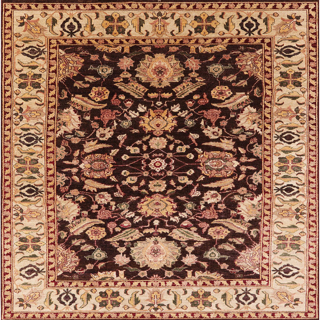 Ahgly Company Indoor Rectangle Mid-Century Modern Area Rugs, 5' x 7', 5 ...