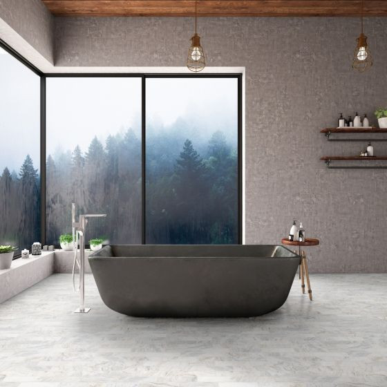 Capri Blue Subway 2X6 Honed Marble Mosaic - Traditional - Tile - by ...