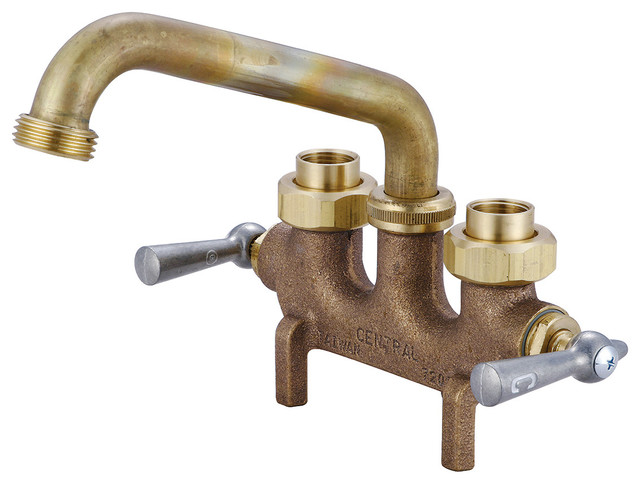 Central Brass Two Handle Laundry Faucet - Transitional - Utility Sink ...