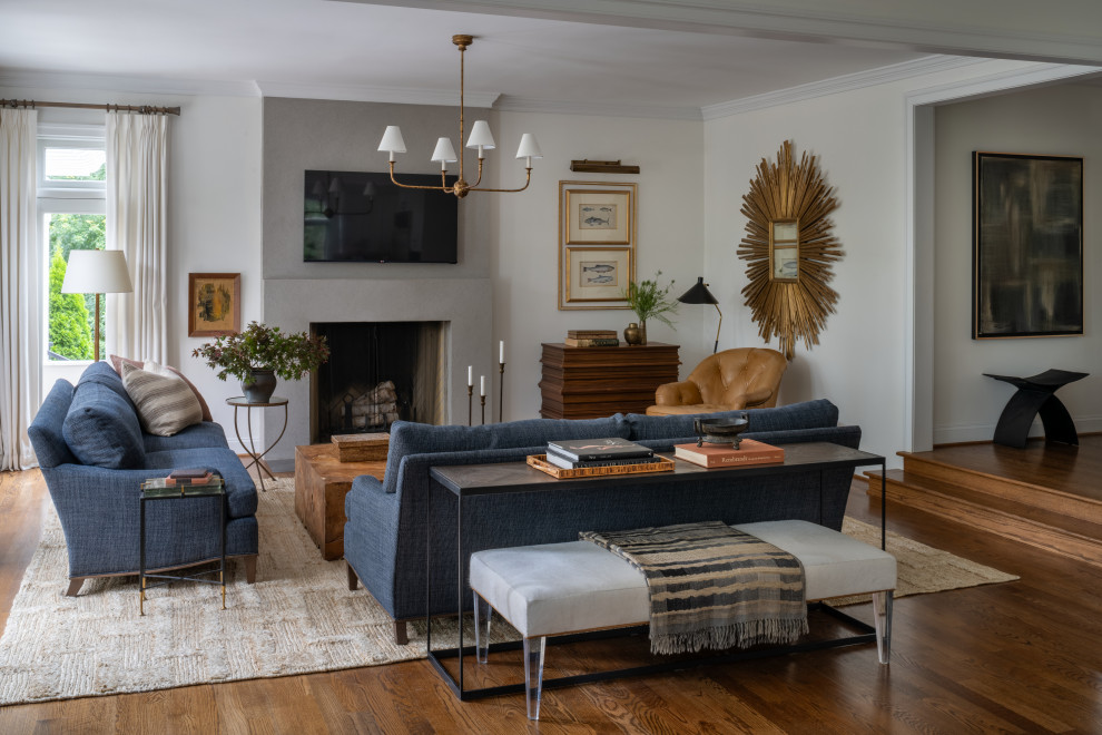 Treehouse Re-do - Transitional - Living Room - DC Metro - by Liz Mearns ...