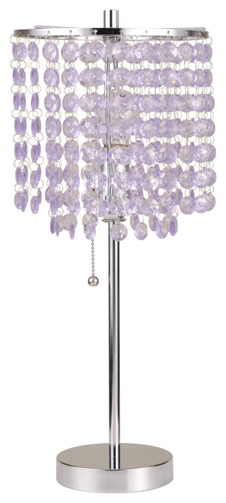 ACME Vicka Table Lamp, Set of 2, Brushed Silver - Transitional - Lamp ...