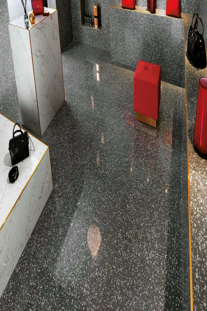 Agglotech Terrazzo - Modern - Hall - Los Angeles - by Ollin Stone | Houzz