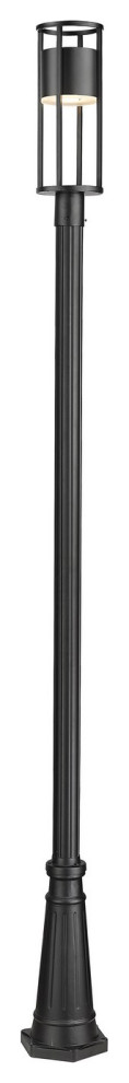 Luca LED Outdoor Post Mount, Black - Traditional - Post Lights - by ...