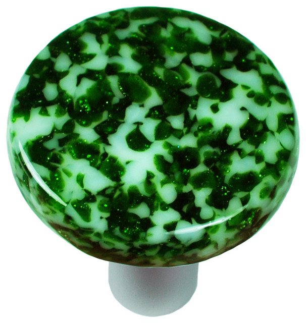 Art Glass Round Granite Knob, Alum Post - Cabinet And Drawer Knobs - by ...