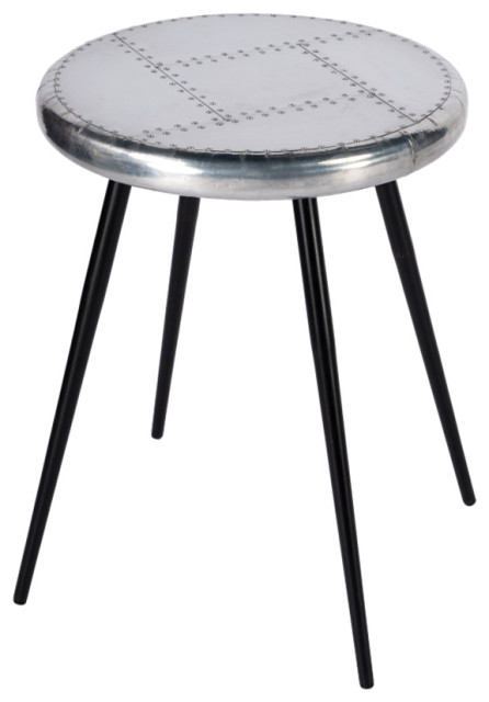 Yeager Metal Aviator Accent Table - Midcentury - Side Tables And End ...
