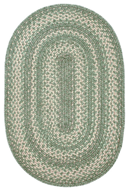 Homespice Decor - 2.5 x 6' Oval Hillside Ultra Durable Braided Rugs, 2. ...