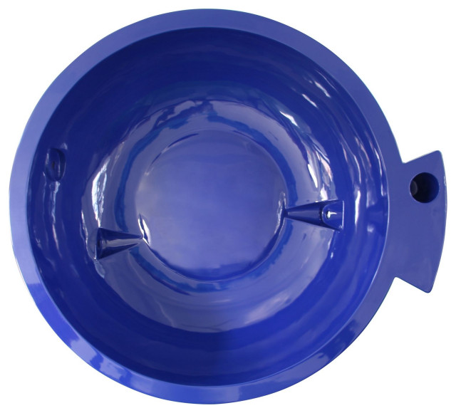 ALFI brand FireHotTub The Round Fire Burning Portable Outdoor Hot Bath ...