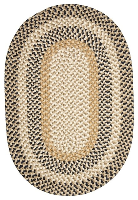 Colonial Mills Burmingham BU55 Blue Crest Indoor/Outdoor Area Rug, 3'x5 ...