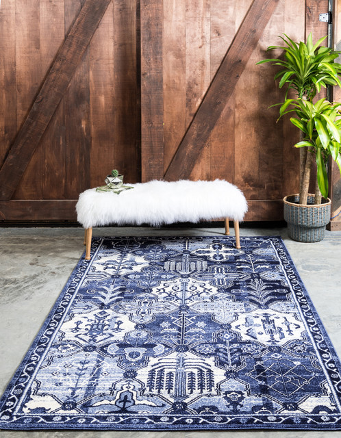 Unique Loom Cathedral La Jolla Rug - Mediterranean - Area Rugs - by ...