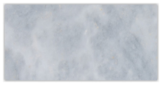 Afyon Gray Polished 12x24 Marble Tile, 12x24 - Traditional - Wall And ...