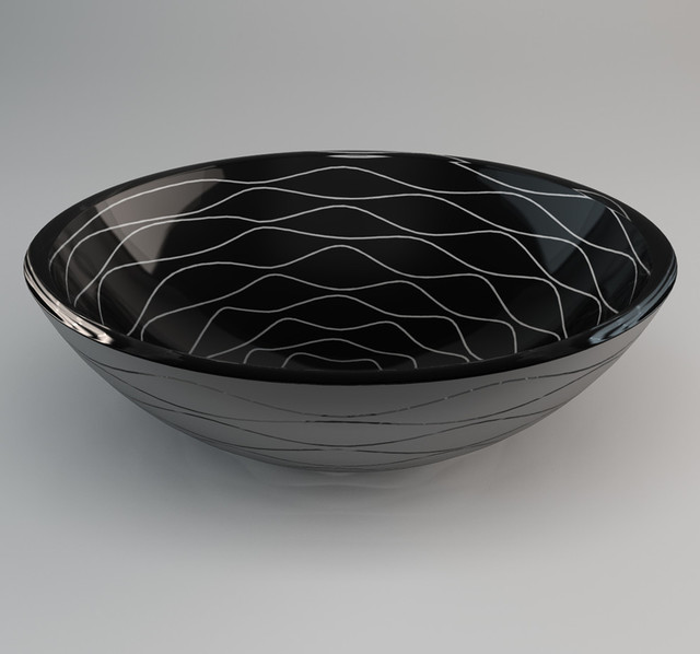 Luxury Wave Contemporary Vessel Sink - Contemporary - Bathroom Sinks ...