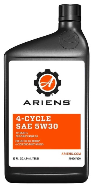 -Ariens 707068 4-Cycle SAE 5W-30 Snowthrower Engine Oil, 32 Ounce - by ...