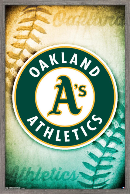 MLB Oakland Athletics - Logo 14, 14.725" x 22.375" - Contemporary ...
