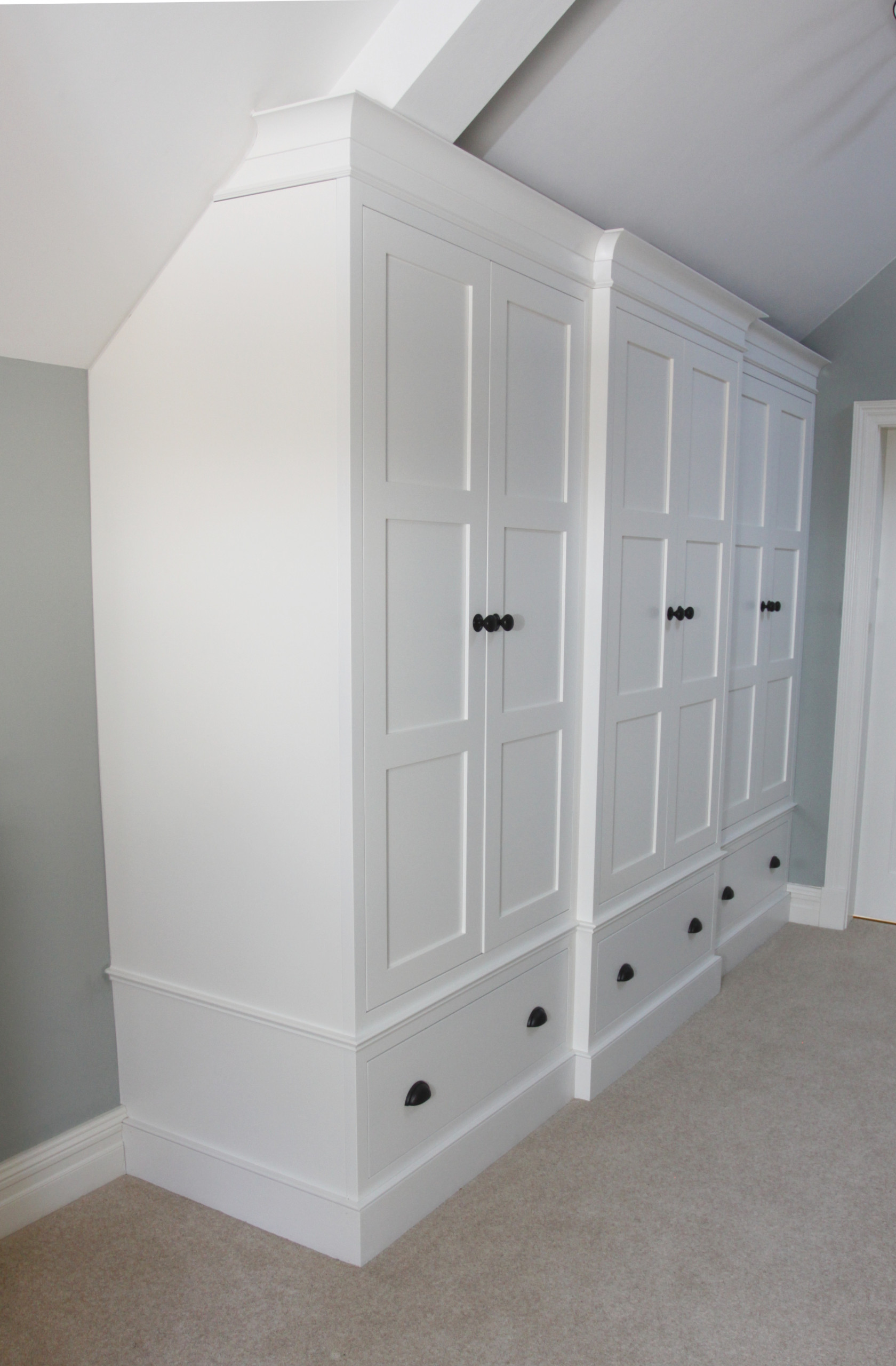 IKEA Sektion: Built-In Wardrobes For Sloped Ceilings Emma, 57% OFF