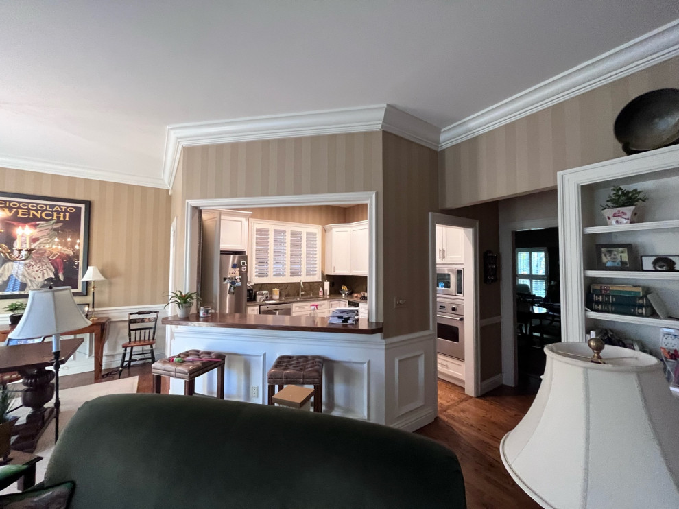 Kitchen Remodel with Diagonal Island