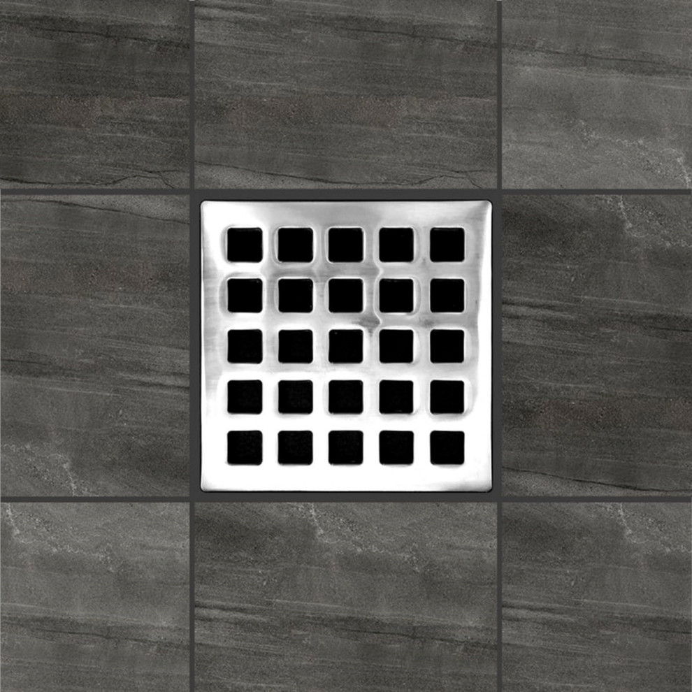 Shower Drain Grates, Decorative Stainless Steel - 5 syles and 3 colors ...