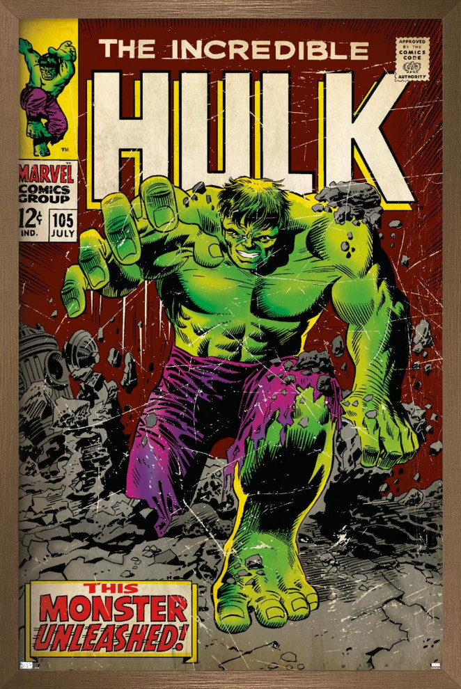 Marvel Comics - Hulk - Incredible Hulk #105, 22.375" x 34 ...