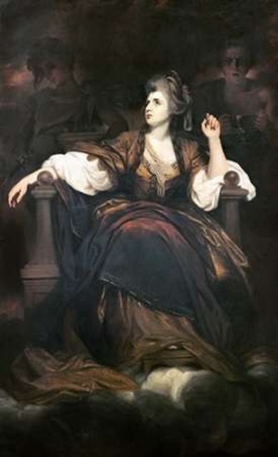 "Mrs. Siddons As The Tragic Muse" Poster Print by Joshua Reynolds ...