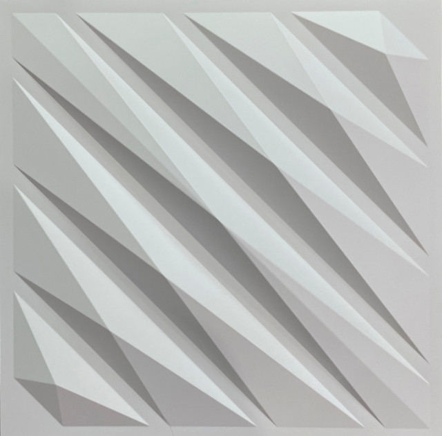 White Abstract 3D Wall Panels - Modern - Wall Panels - by Dundee Deco ...