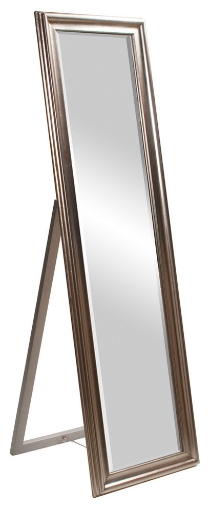 Howard Elliott Taylor Silver Mirror - Traditional - Floor Mirrors - by ...