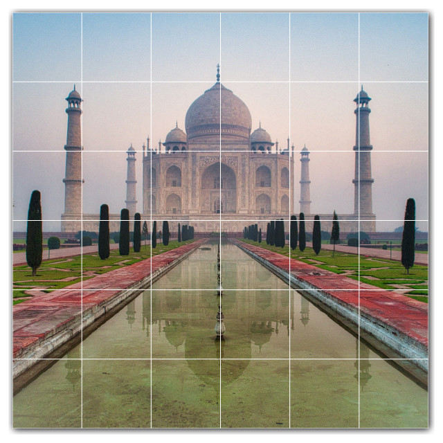 Famous Places Ceramic Tile Wall Mural HZ500553, 48" Wide x 48" High ...