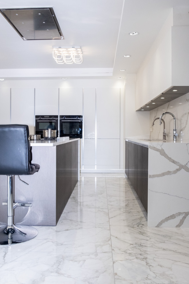 Industrial Kitchen Design in Stanmore, London by Kudos Interior Designs ...