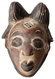 Consigned, Vintage African Puno Mask - Tropical - Wall Sculptures - by ...