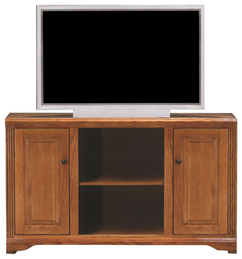 Oak Ridge Thin-Screen Entertainment Console - Traditional ...