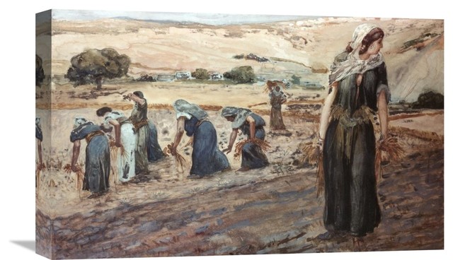 "Ruth Gleaning" Artwork, 22" x 13", 22" x 13.772" - Traditional ...