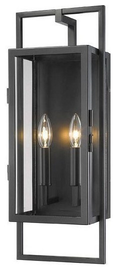 2 Light Outdoor Wall Sconce In Outdoor Style-21.5 Inches Tall and 8 ...