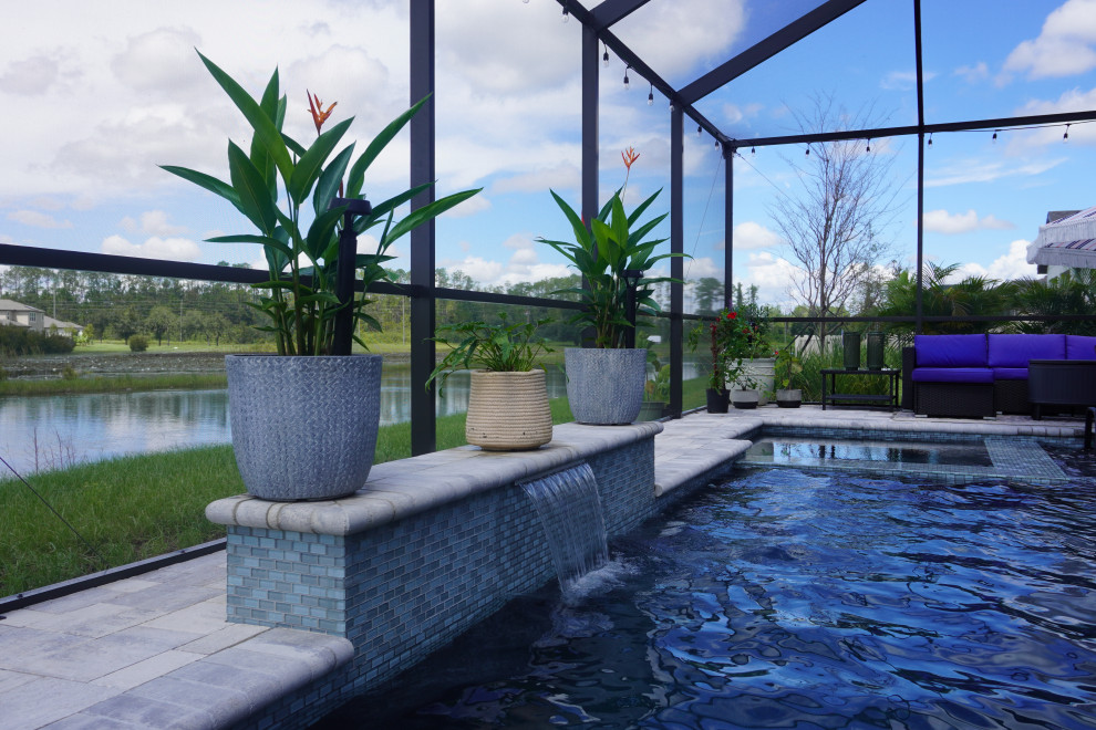 Limited Space Pool Construction - Beach Style - Pool - Tampa - by A ...