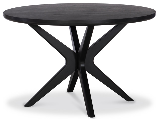 Avery Round Table, Brown - Midcentury - Dining Tables - by Legacy ...