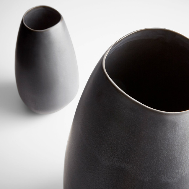 Sharp Slate Vase, Slate, Medium - Transitional - Vases - by Hudson Home ...