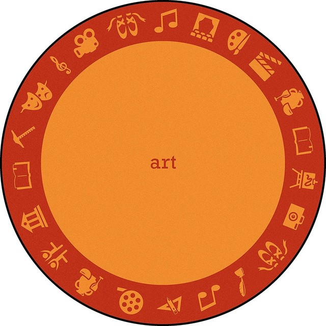 Steam Rug, Art, 13'2 Round, 13'2" Round - Contemporary - Kids Rugs - by ...