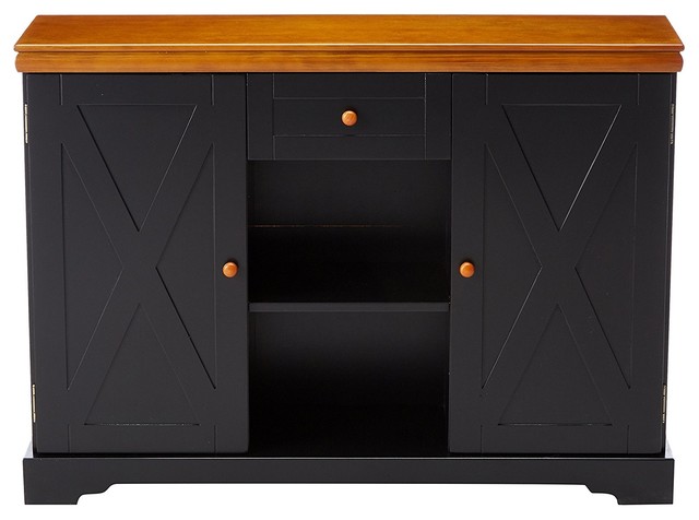 Hilo Sideboard Buffet Server Cabinet with Storage - Transitional ...