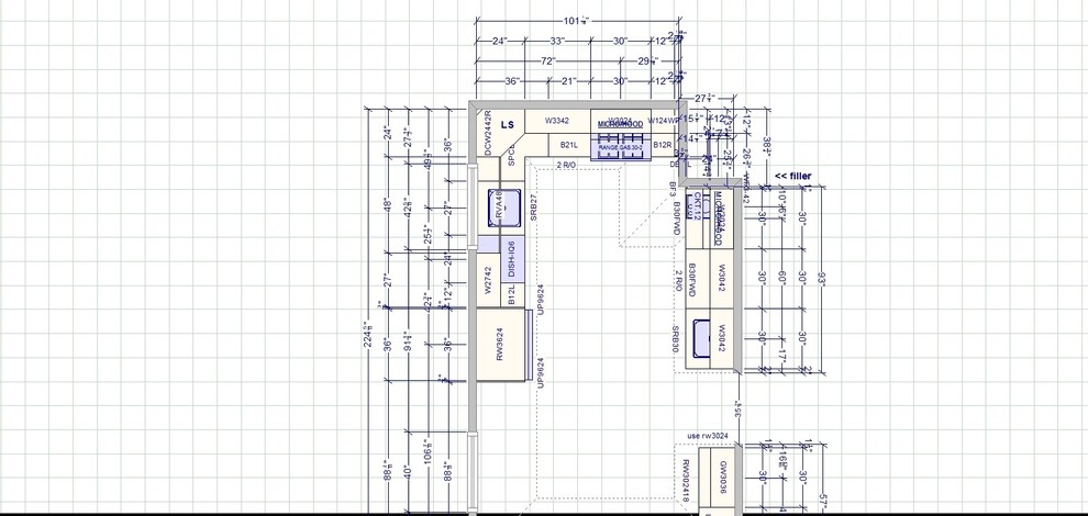 have kitchen with big chimney in the corner