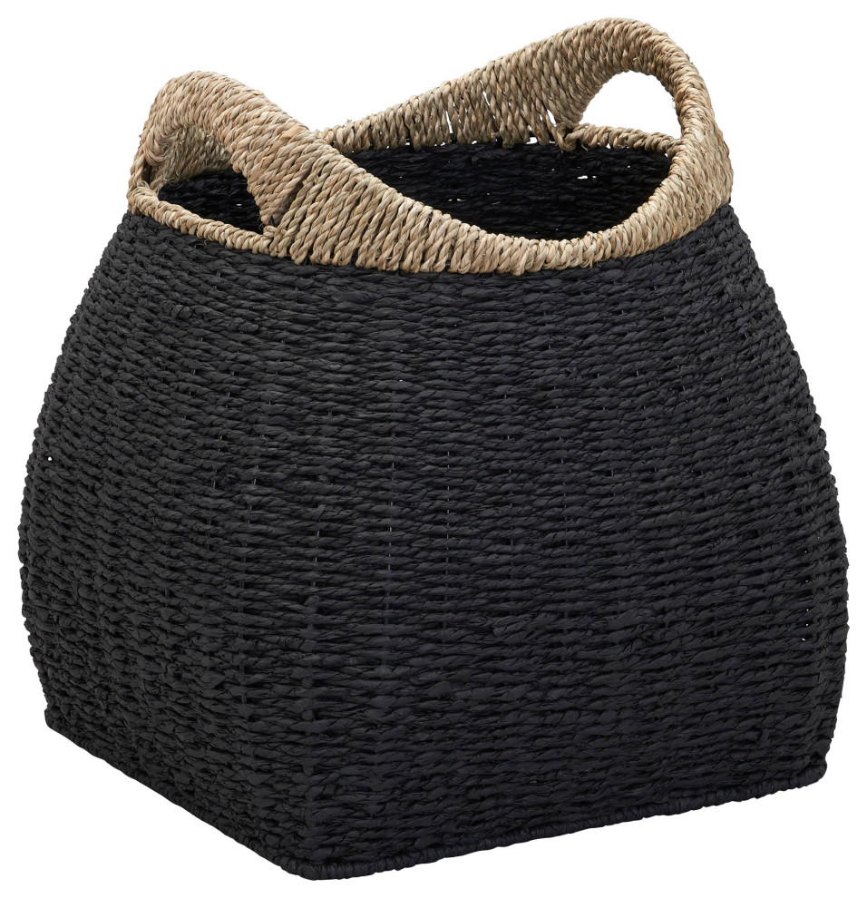 Handled Basket - Tropical - Baskets - by Household Essentials | Houzz